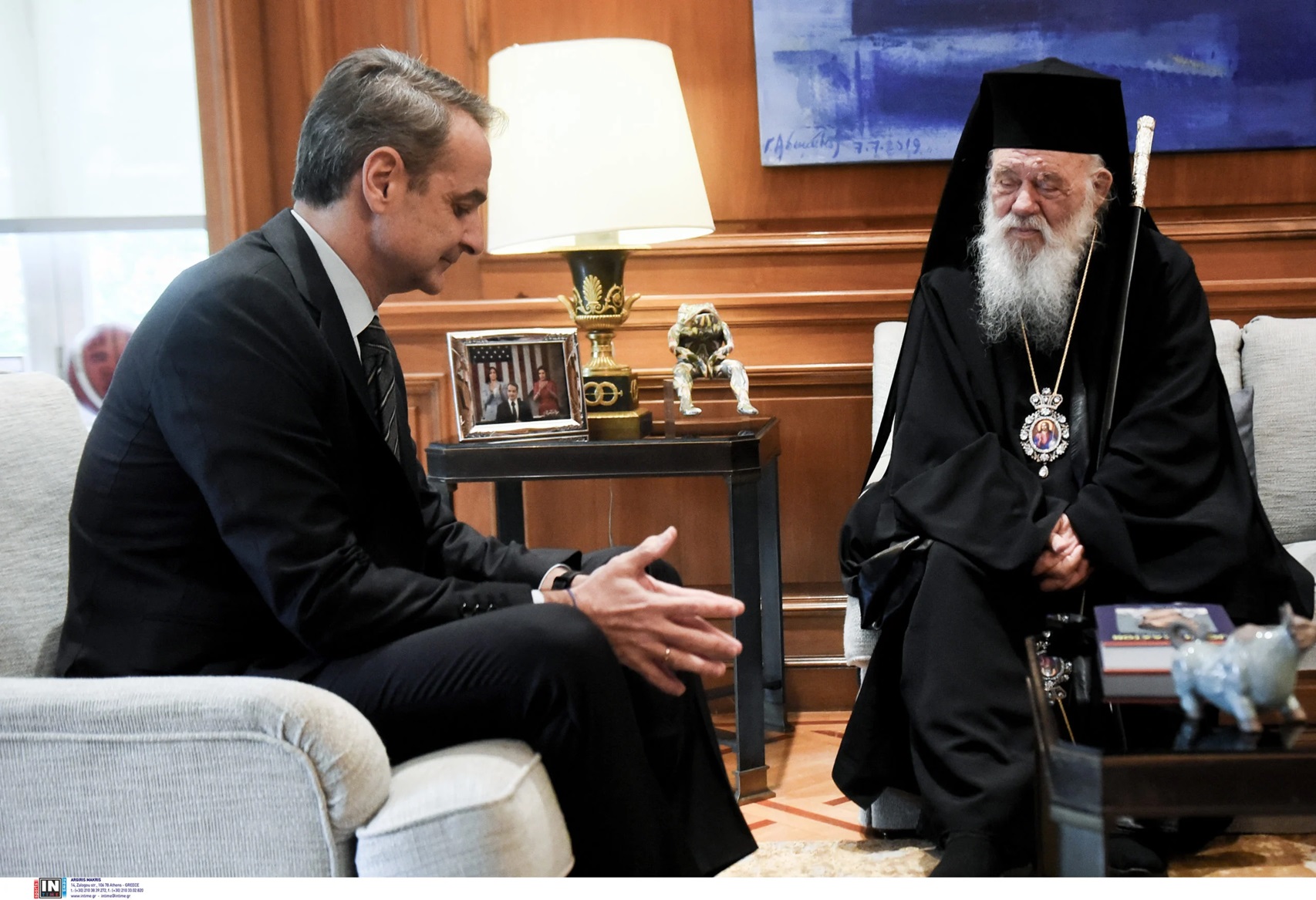 Archbishop Ieronymos of Athens and Greek PM Kyriakos Mitsotakis to attend funeral service of ...