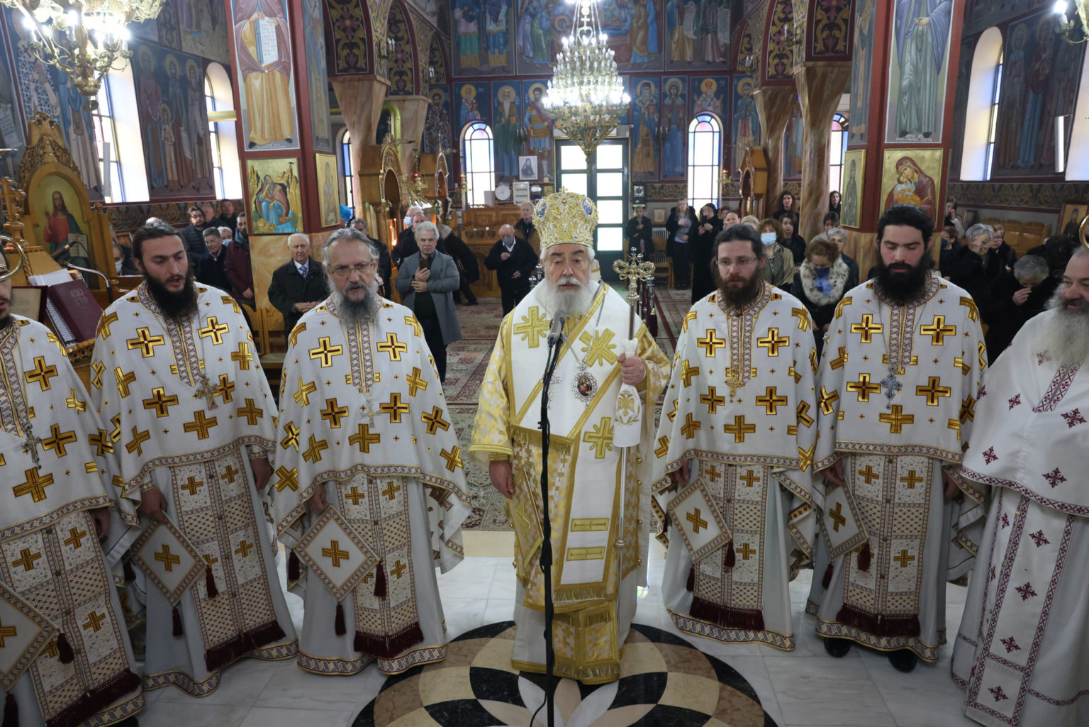 Η εορτή του Αγίου Πολυκάρπου και χειροτονία Διακόνου στα Μαλάματα ...