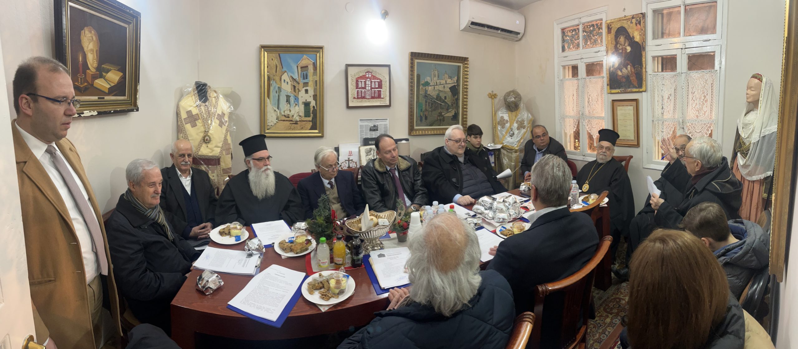 Αγιοβασιλόπιτα και Διοικητικό Συμβούλιο Ι.Ε.Θ.Π. - Ορθοδοξία News Agency