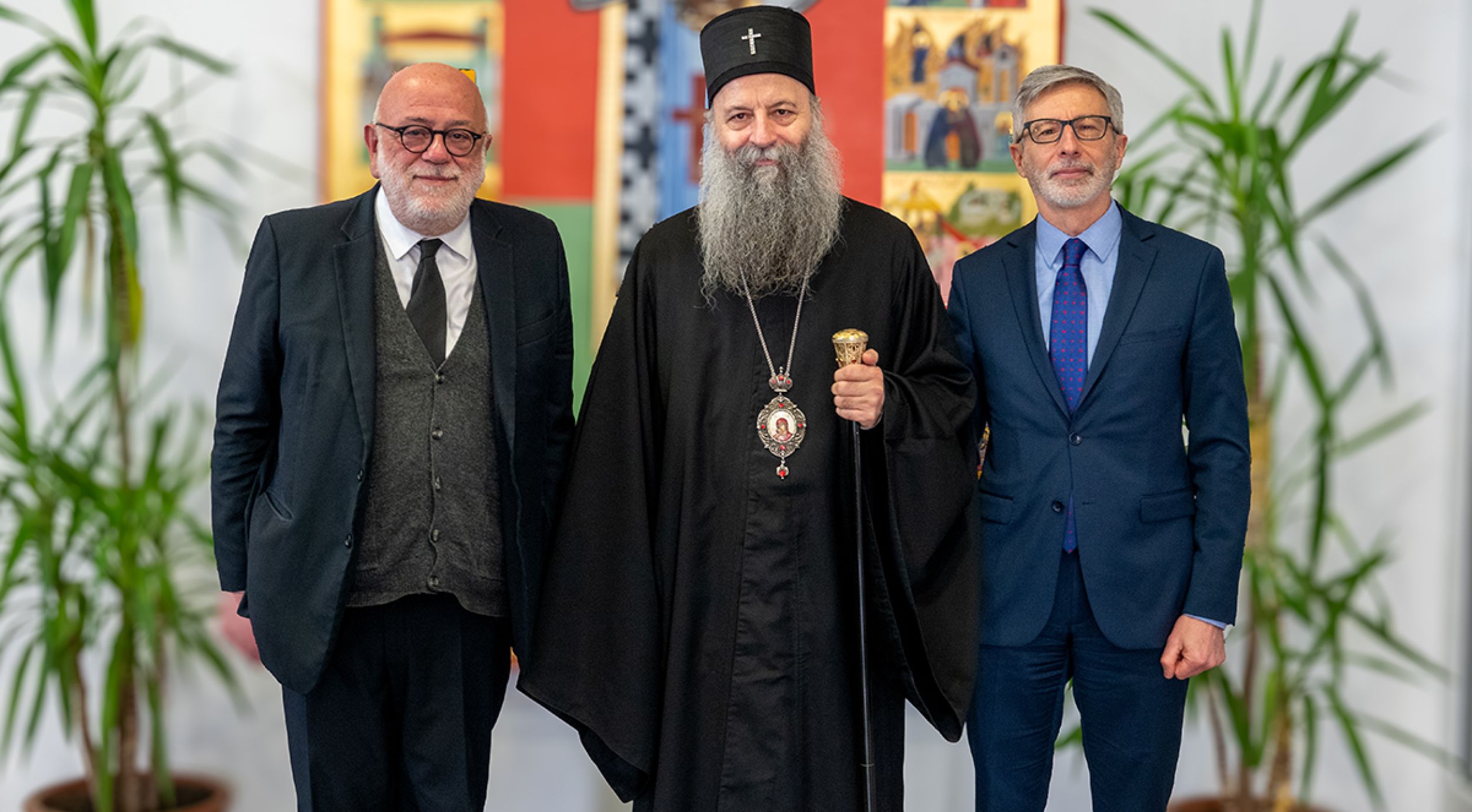 Ο Πατριάρχης Σερβίας συνομίλησε με τον Ζαν-Φρανσουά Κολοσίμο για την ...