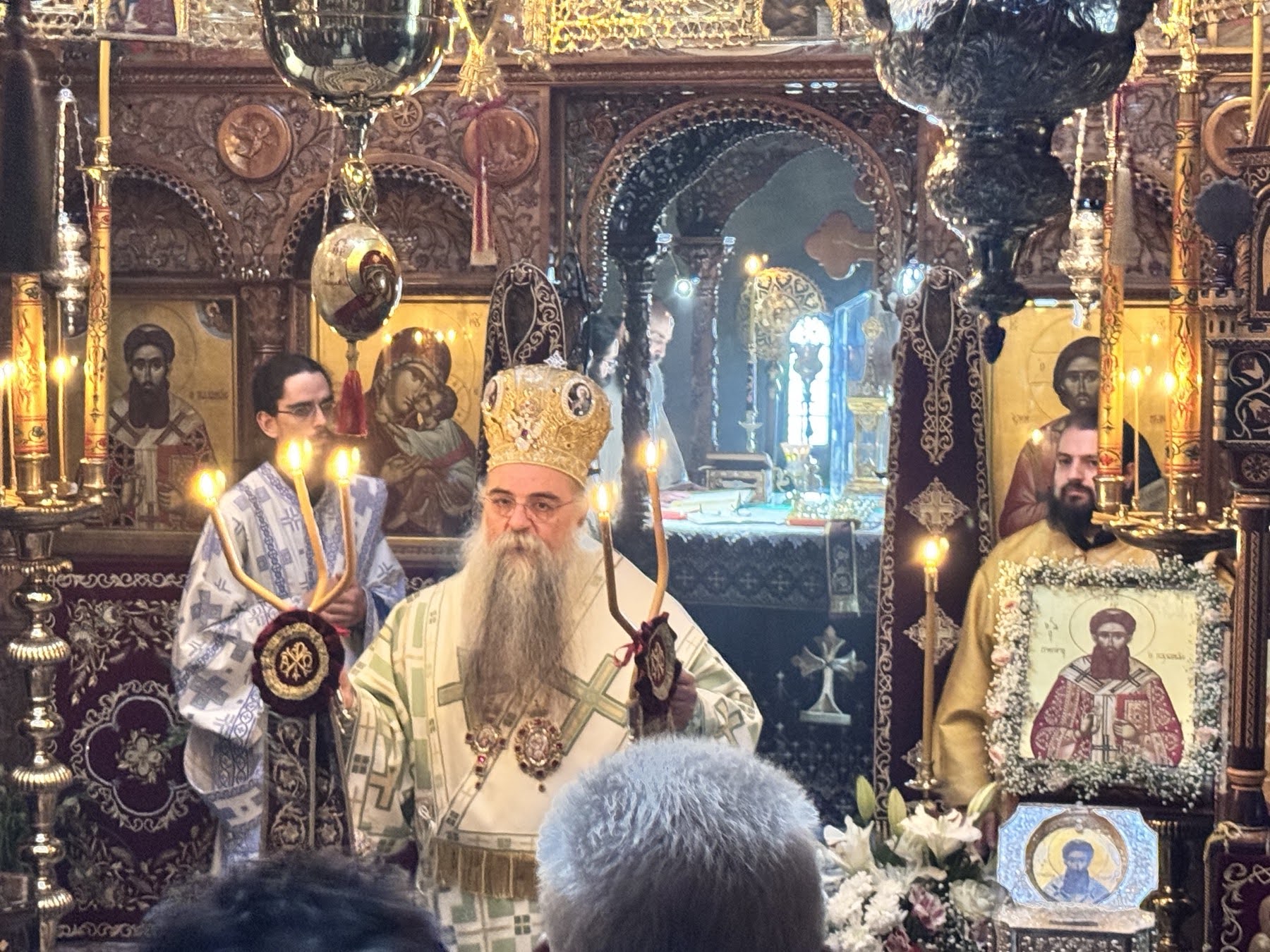 Η πανήγυρη του Ιερού Ησυχαστηρίου Αγίου Γρηγορίου του Παλαμά Κουφαλίων ...