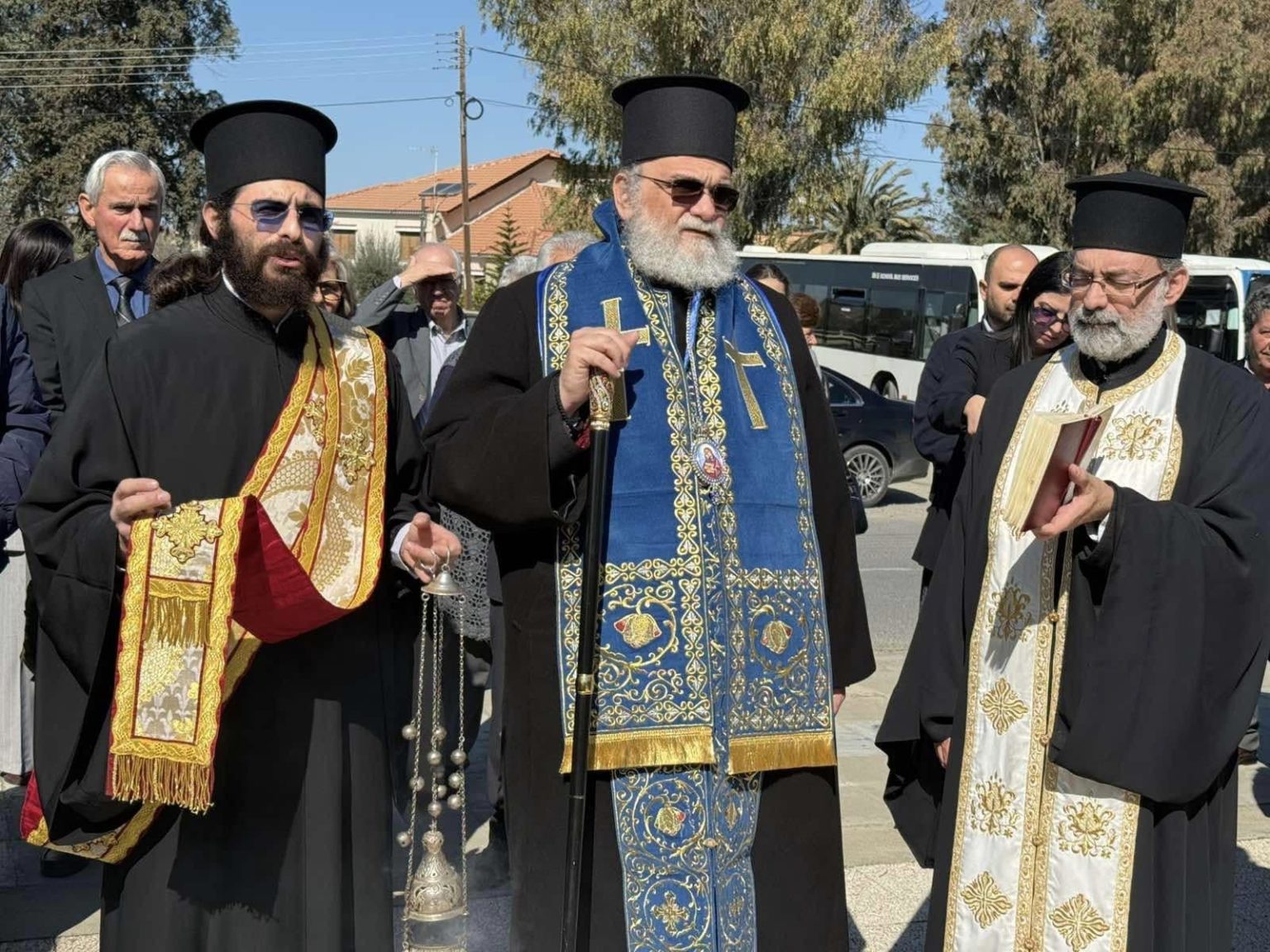 Ο Μητροπολίτης Ταμασού και Ορεινής τέλεσε το ετήσιο μνημόσυνο του ήρωα ...