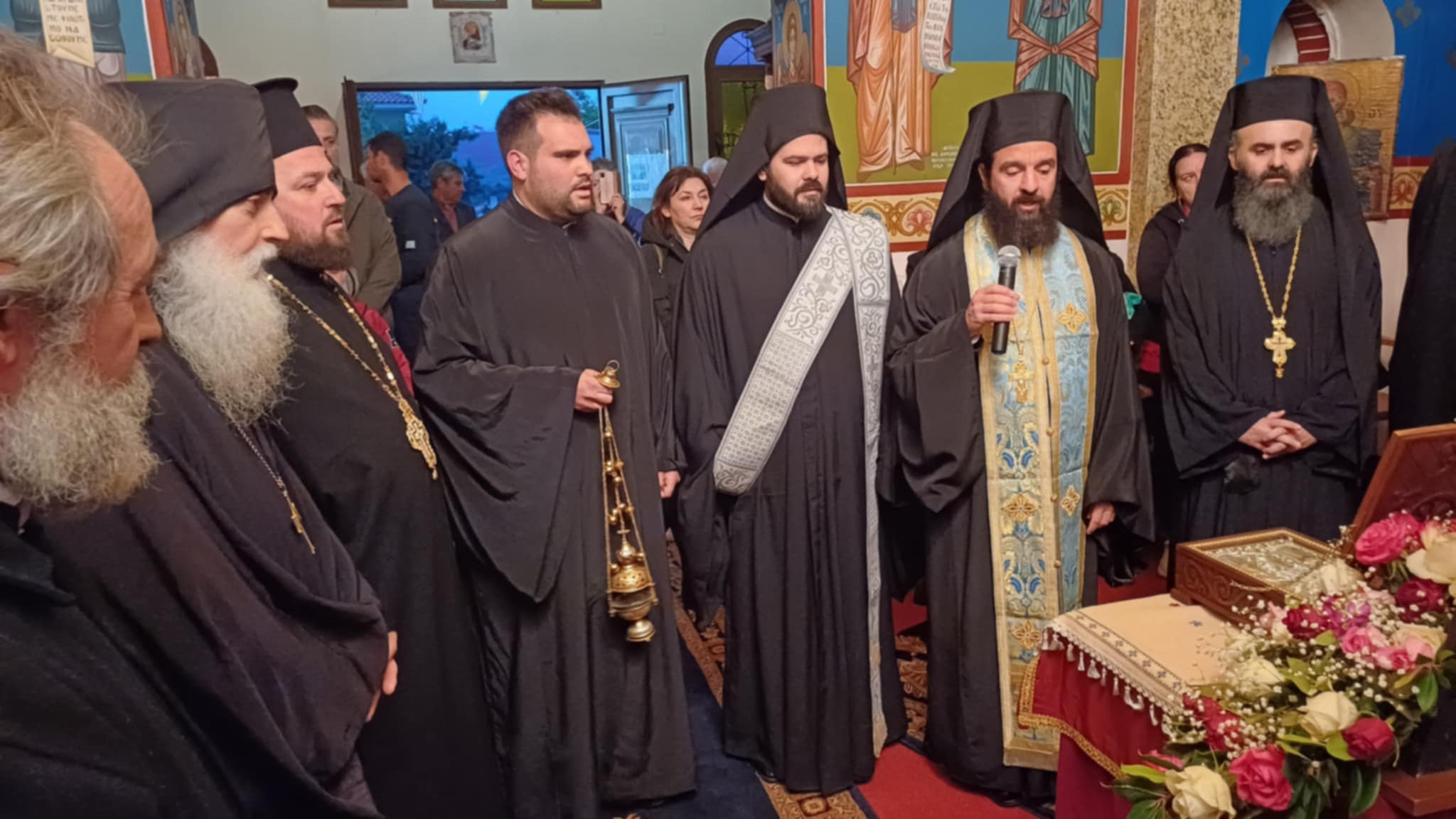 Πανηγυρικός Εσπερινός Ευαγγελισμού της Θεοτόκου στα Περιβόλια και ...
