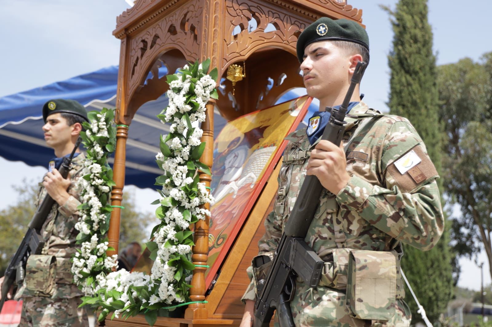 Τιμήθηκε ο Προστάτης του Στρατού Ξηράς στην Κύπρο - Ορθοδοξία News Agency