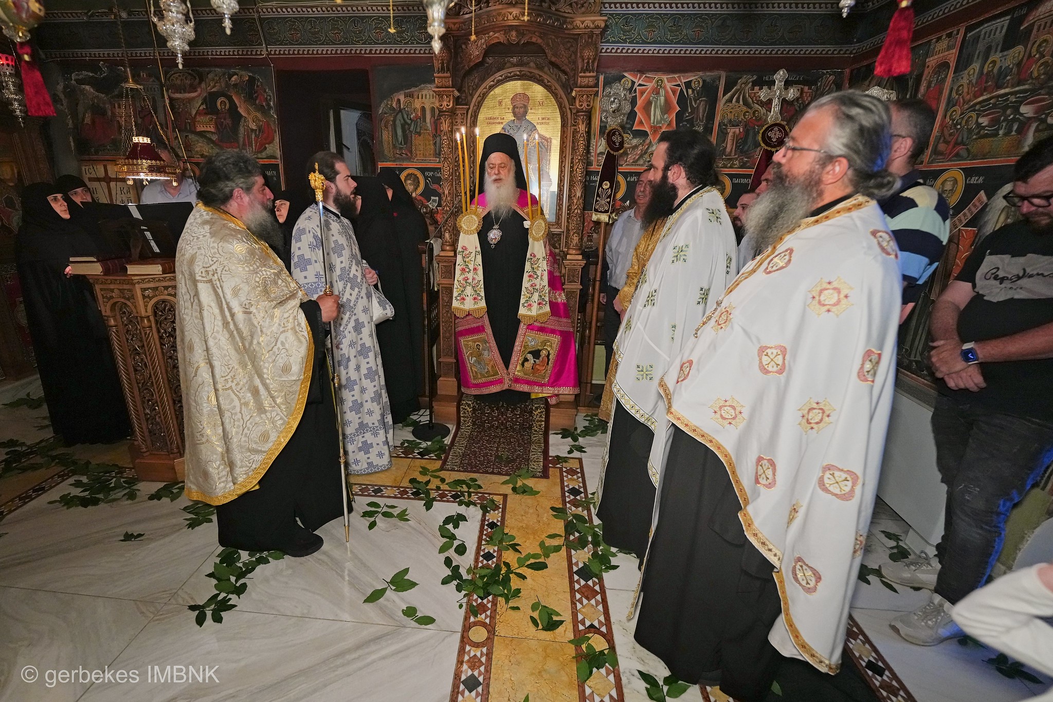 Πανηγυρικός Εσπερινός των Αγίων Πάντων στην ομώνυμη Ιερά Μονή στη ...