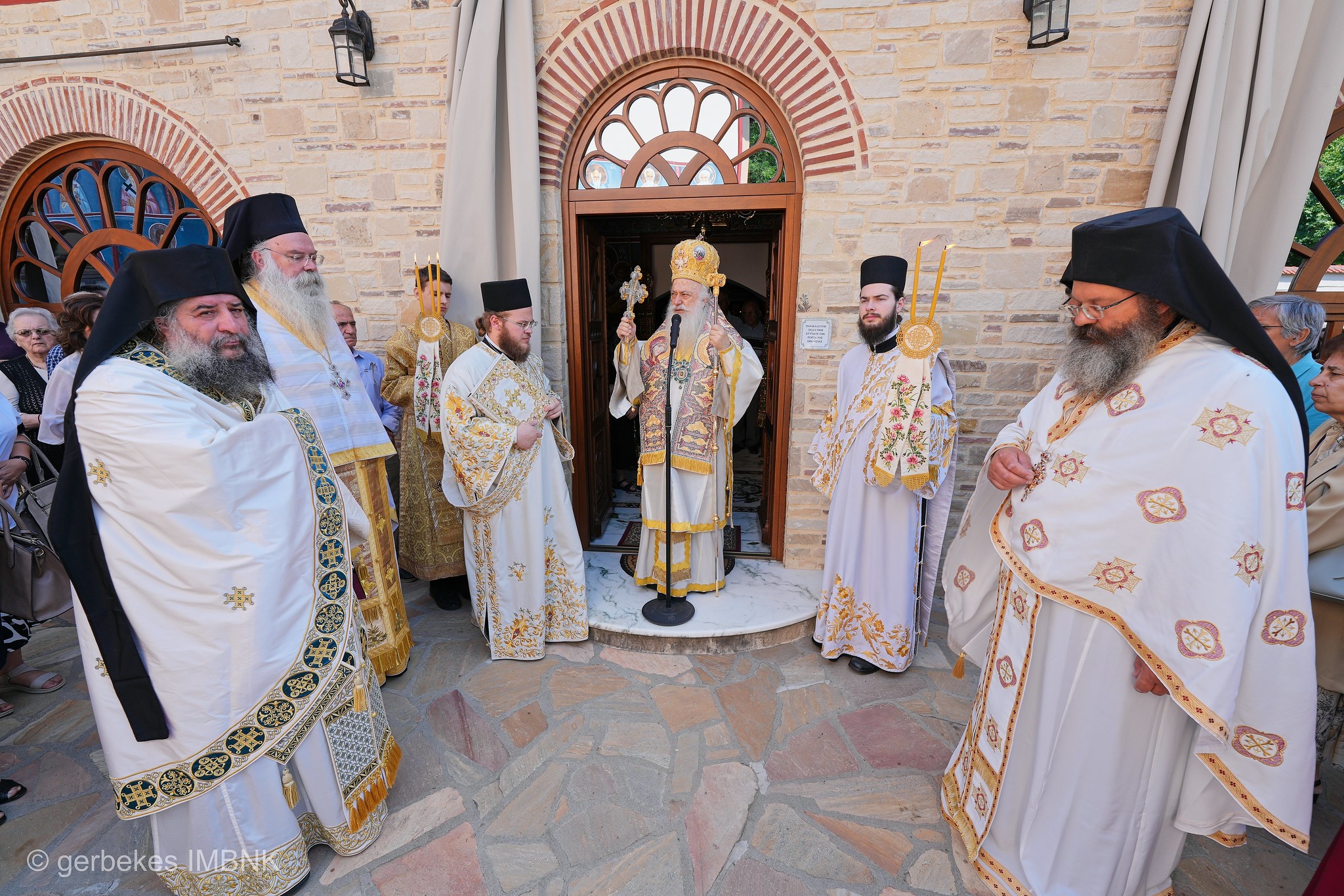 Ο Βεροίας Παντελεήμων στην πανήγυρη της Ιεράς Μονής Αγίων Πάντων στη ...