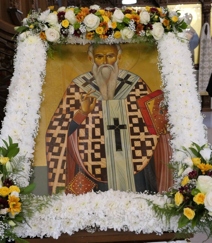 Πανηγυρικοί εορτασμοί του Αγίου Τύχωνος Επισκόπου Αμαθούντος στην Ιερά ...