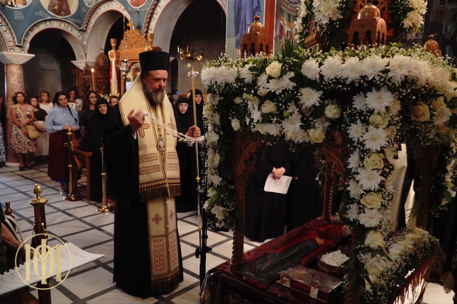 Ο Θεσσαλονίκης Φιλόθεος στην Ιερά Μονή Κοιμήσεως της Θεοτόκου ...