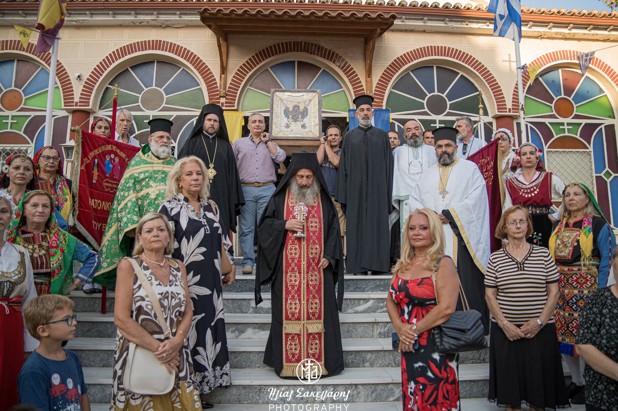 Υποδοχή της Ιεράς Εικόνος της Παναγίας των Κοιλαδαίων στη Νέα Ιωνία ...