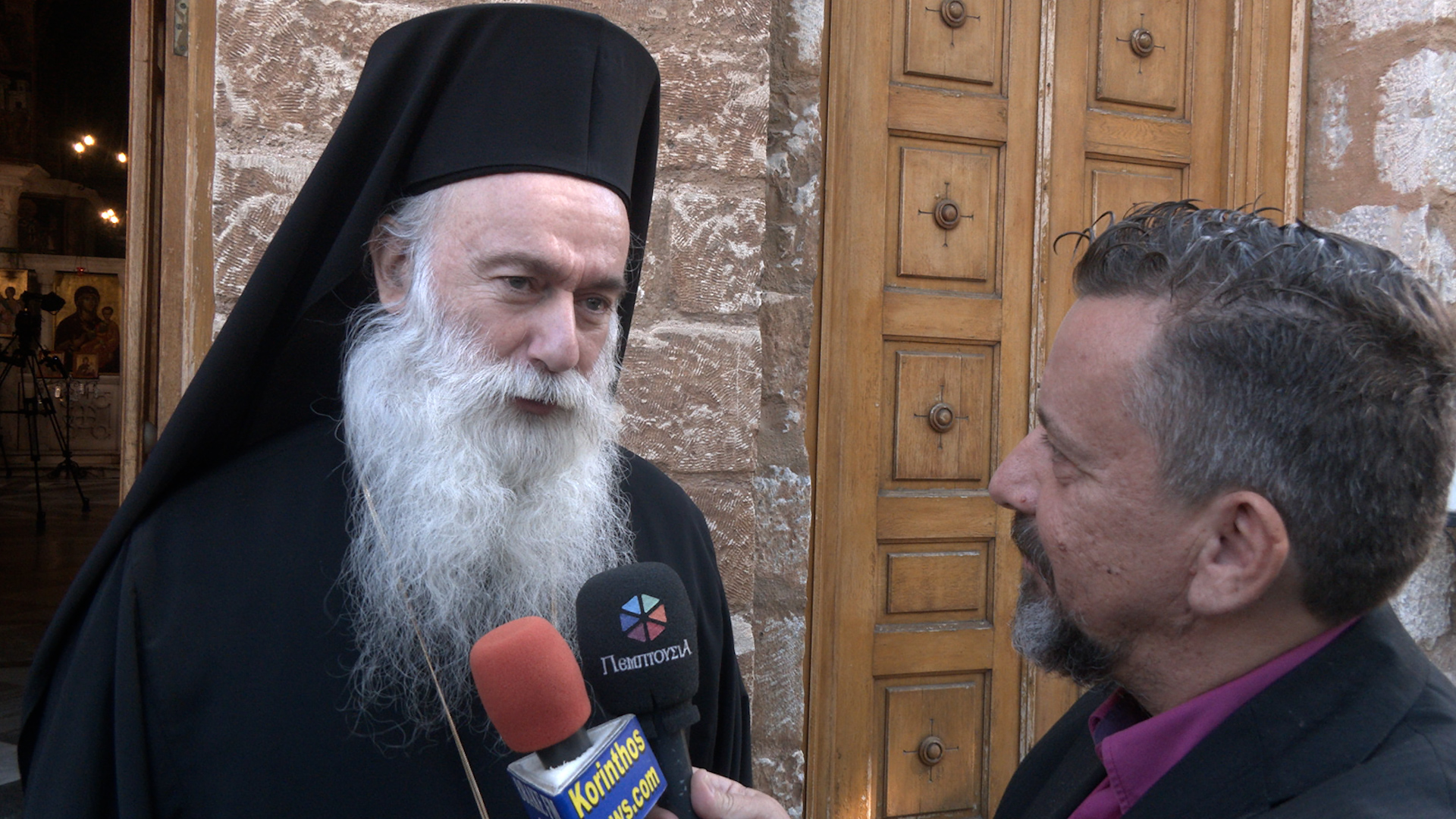 Ο νέος Μητροπολίτης Κορίνθου Παύλος στην Pemptousia TV για την εκλογή ...