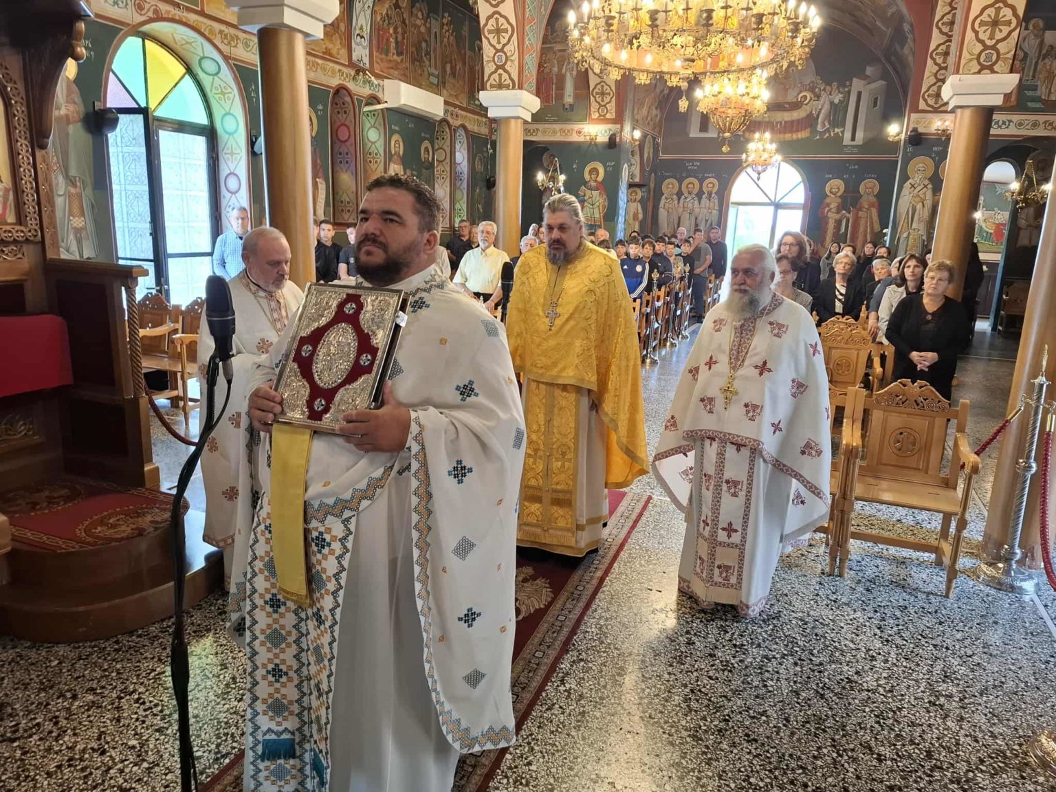 Η εορτή του Αγίου Ρωμανού του Μελωδού στον Ι.Ν. Κοιμήσεως της Θεοτόκου ...