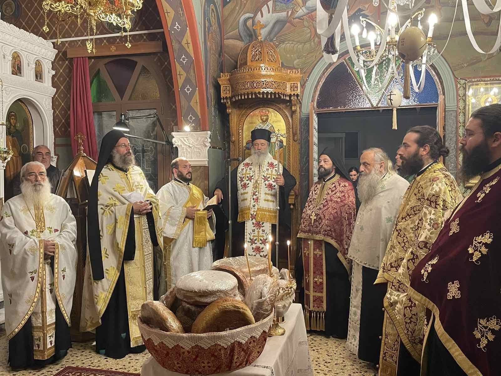 Μέγας Αρχιερατικός Εσπερινός στην εορτάζουσα Ιερά Μονή της Αγίας ...