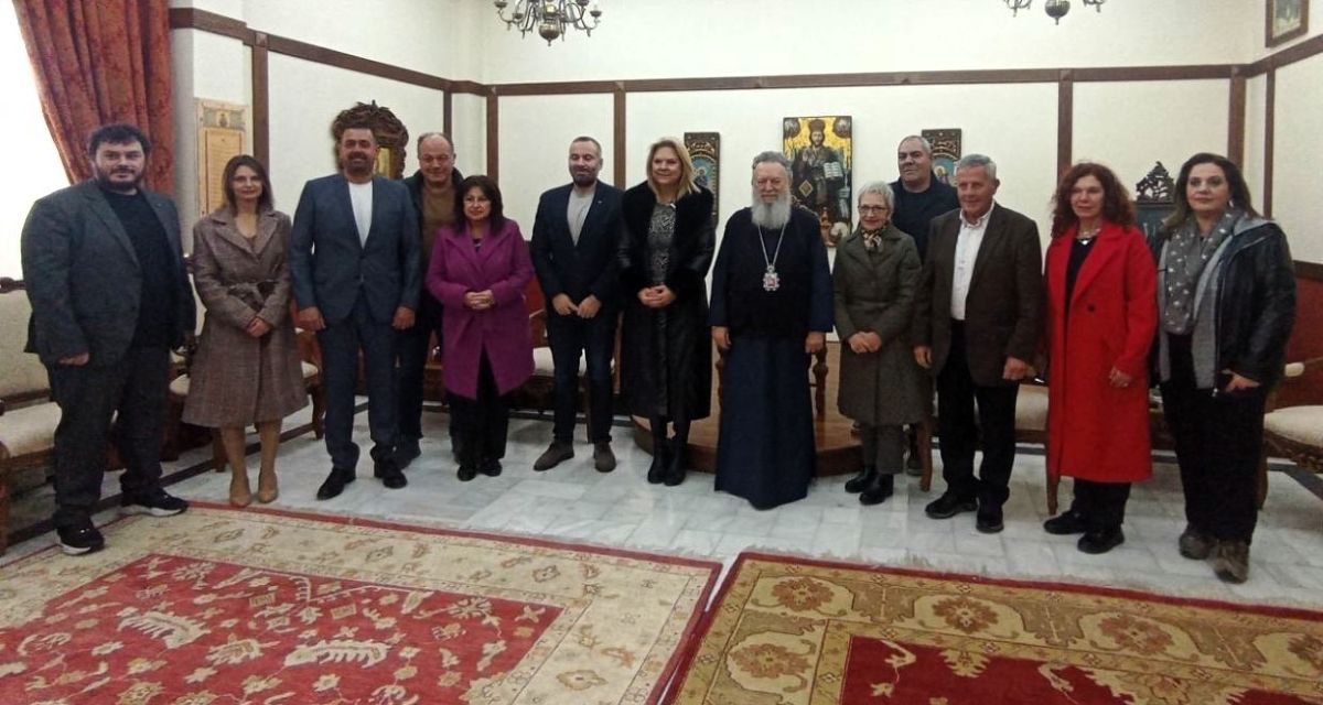 Η Δήμαρχος και οι Αντιδήμαρχοι του Δήμου Χαλκιδαίων στον Μητροπολίτη ...