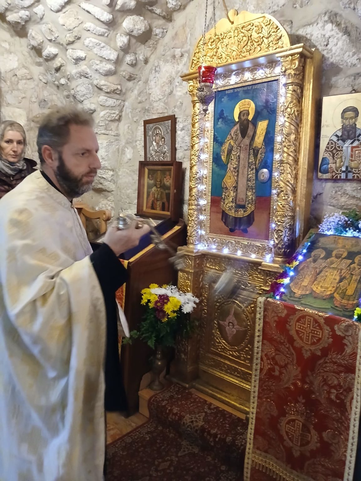 The Feast of the commemoration of Saint Basil at the Holy Monastery in ...