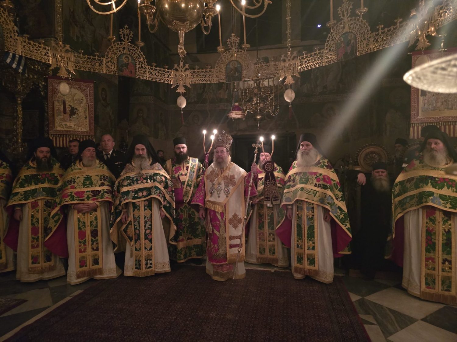 The Feast of Christmas at the Protaton Church, in Karyes of Mount Athos ...