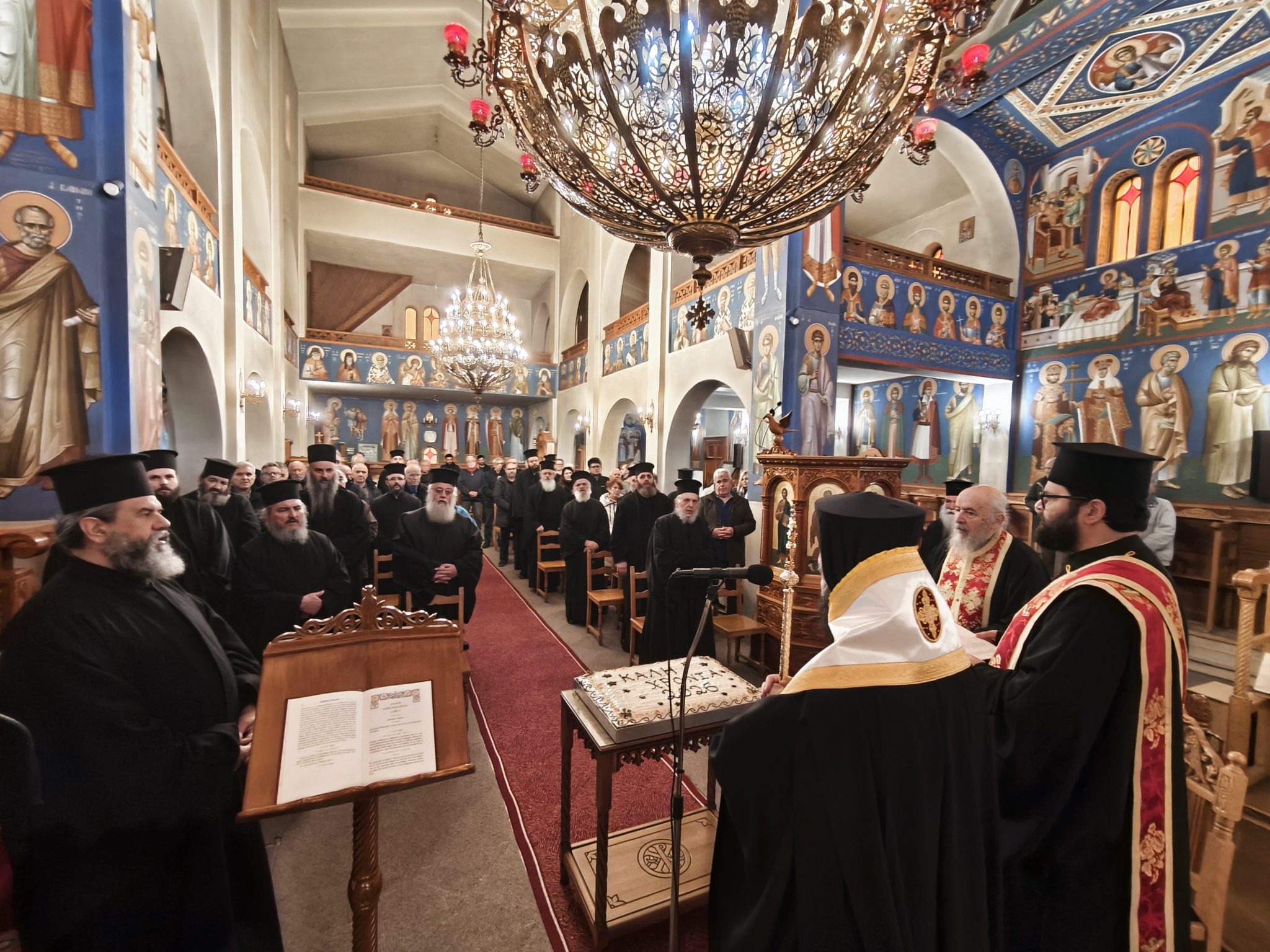 Κοπή βασιλόπιτας και σύναξη των νέων Εκκλησιαστικών Συμβουλίων της Ι.Μ ...