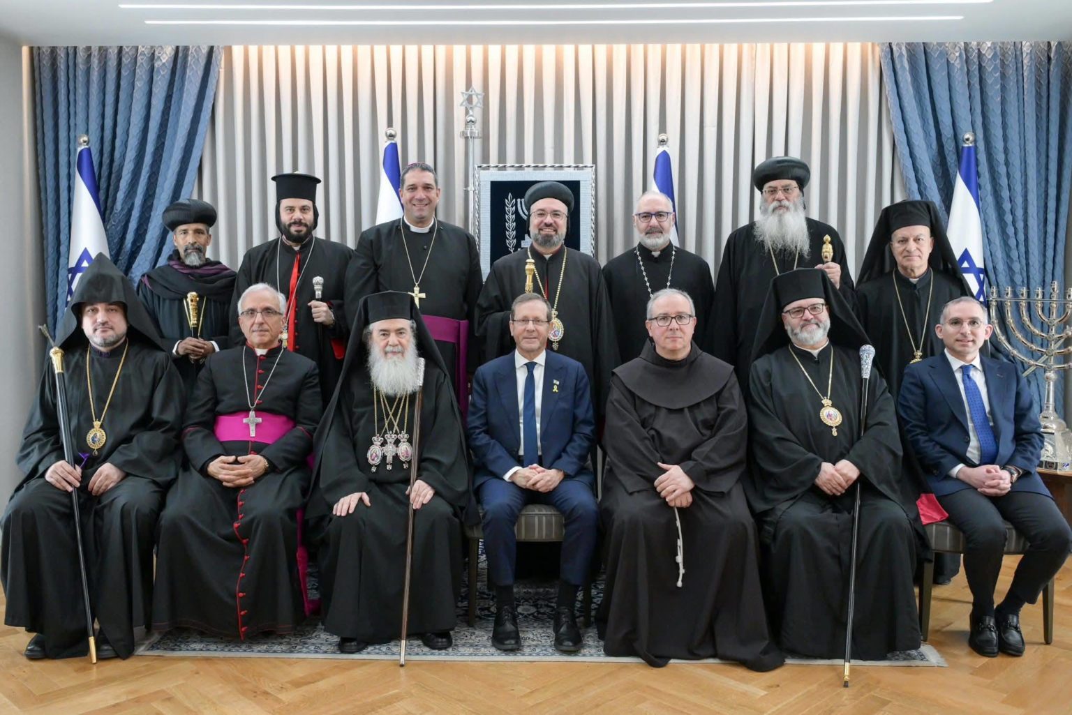 Ιεροσολύμων Θεόφιλος προς Πρόεδρο Ισραήλ: Παραμένουμε σταθεροί στην ...